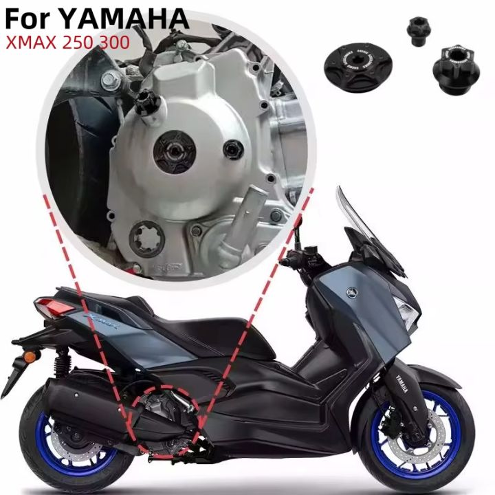 For Yamaha XMAX 250 300 XMAX250 XMAX300 Gear Oil Tank Screw Cover ...