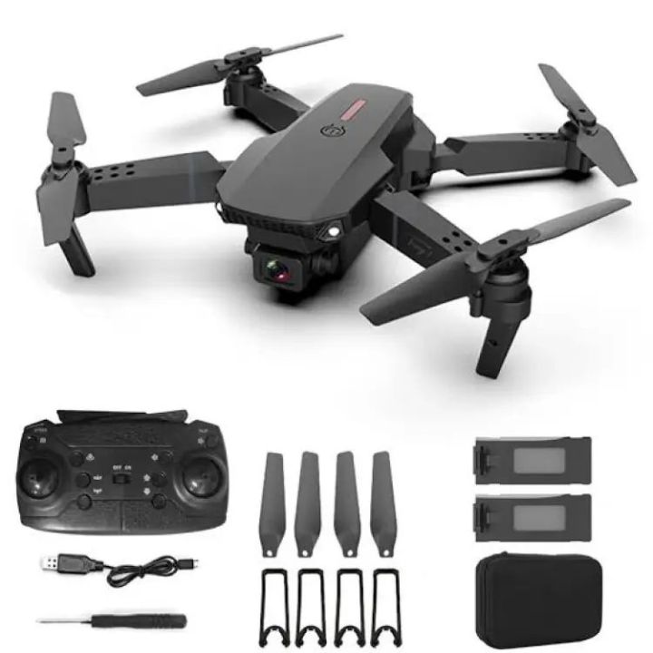 Drone E88 Pro 4k HD dual camera visual positioning 1080P WiFi FP Toy ...