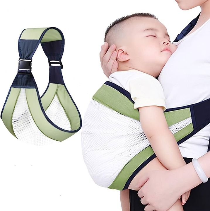 Baby Sling Carrier, Adjustable Baby Holder Carrier Ergonomic Baby Strap ...