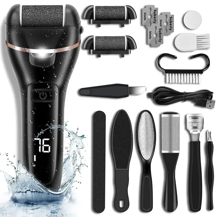 Rechargeable Electric Foot File Callus Remover Machine Pedicure Device ...