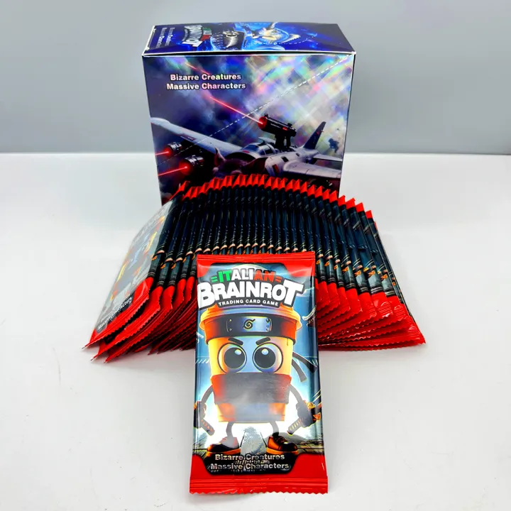 150PCS Italian Brainrot Set Game Collection Cards Tralalero Tralala ...