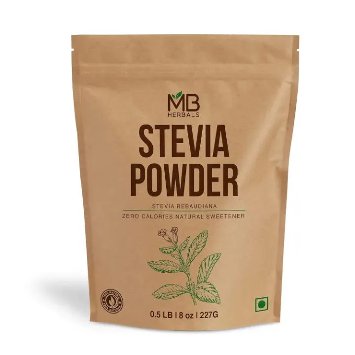 Herbs Botanica Organic White Stevia Powder 250g Pure Extract Natural ...