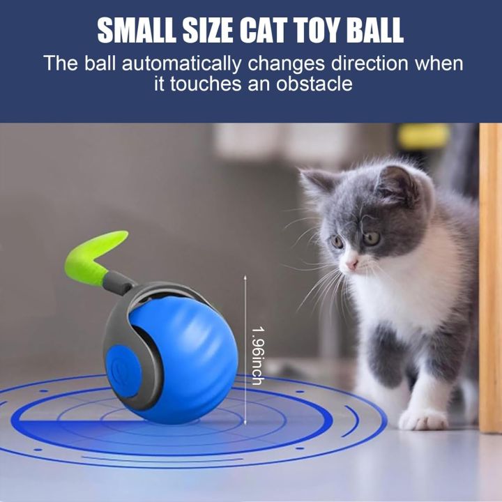 Smart Cat Rolling Ball Toys Rechargeable Cat Toys Ball Motion Ball Self ...