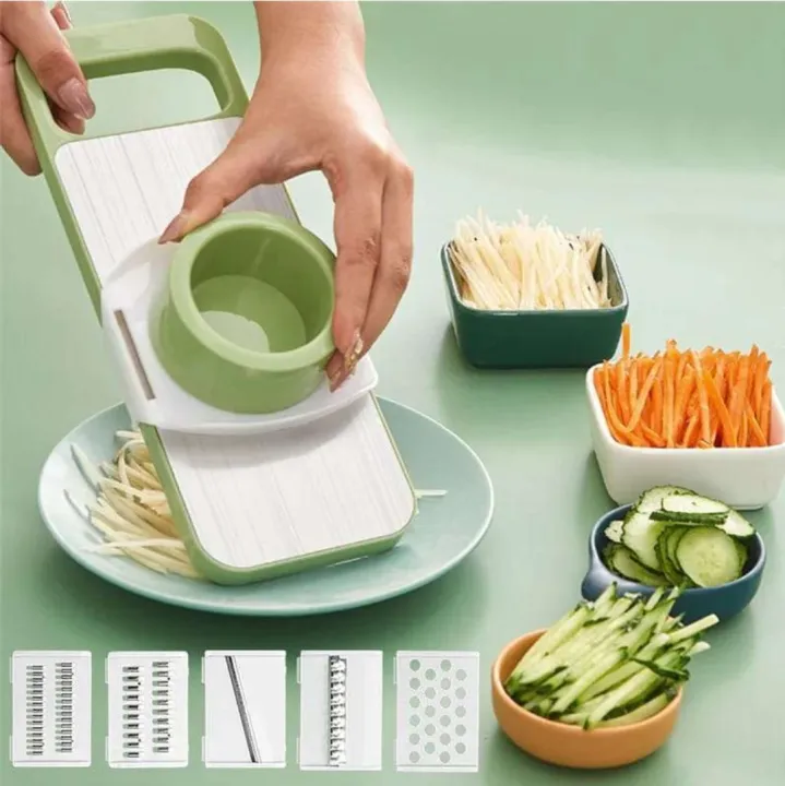 5 In 1 Kitchen Vegetable Cutting Tools Vegetable Cutter Grater for ...