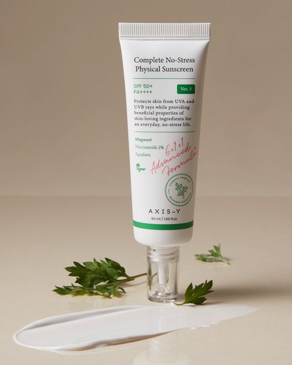 Axis-Y, Complete No-Stress Physical Sunscreen, SPF 50+, PA++++, Version 3, 1.69 fl oz (50 ml ...