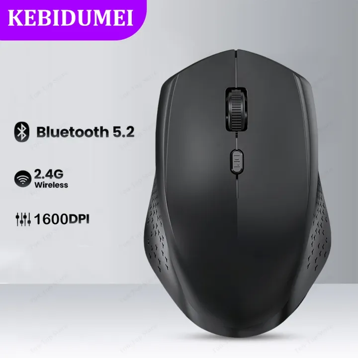 Bluetooth 5.2 Mouse 2.4G Wireless Mouse Dual-Mode Silent Mouse ...