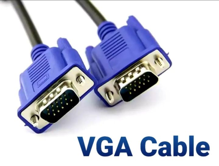 VGA Cabel For Pc / Tv / Monitor High Resolution supported | Daraz.pk