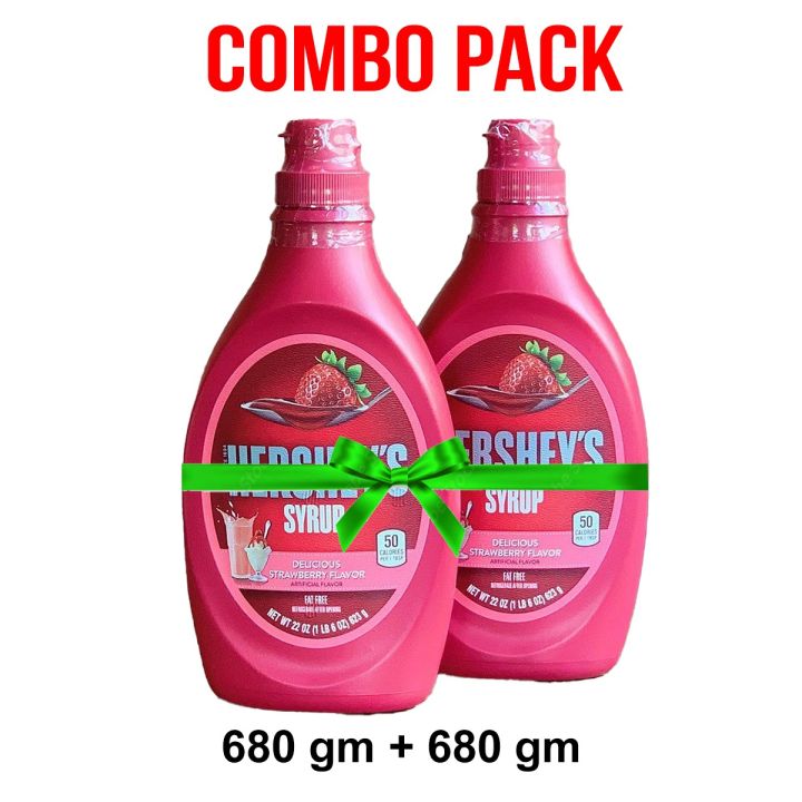 Hershey's Strawberry Syrup 680gm +680gm combo pack | Daraz.com.bd