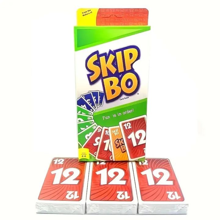 Games UNO SKIP BO Card Game for Family Night Featuring Tv Show Themed ...
