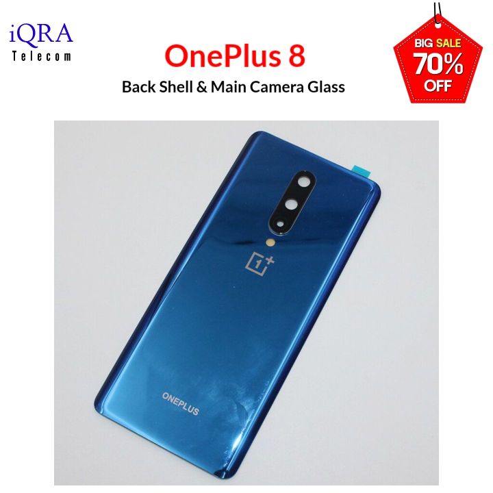 OnePlus 8 Back Shell / Back Panel / Back Replacement Part With Main ...
