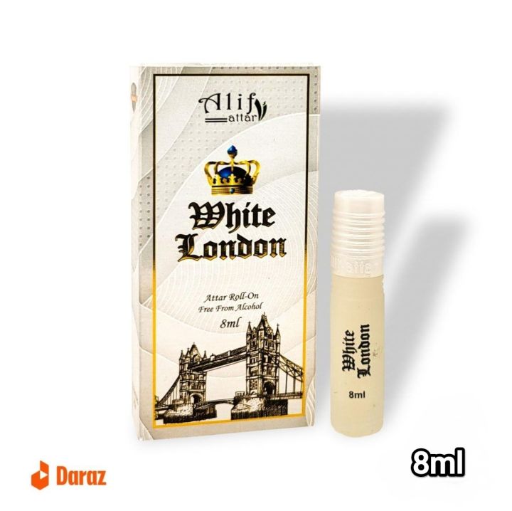 White London attar by Alif (Alif new collection) 8 ml roll on long ...
