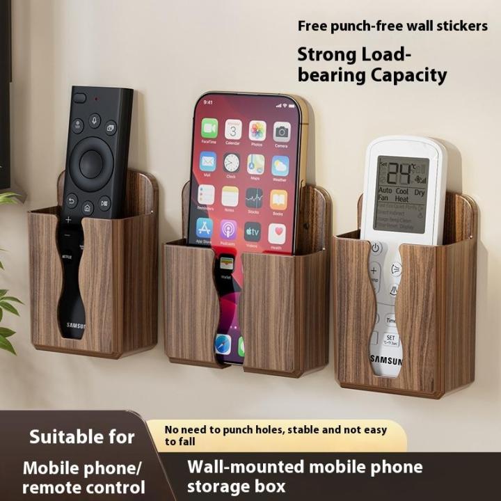 Punchless Wall Mounted Mobile Phone Charging Case Bracket Pasted Remote ...