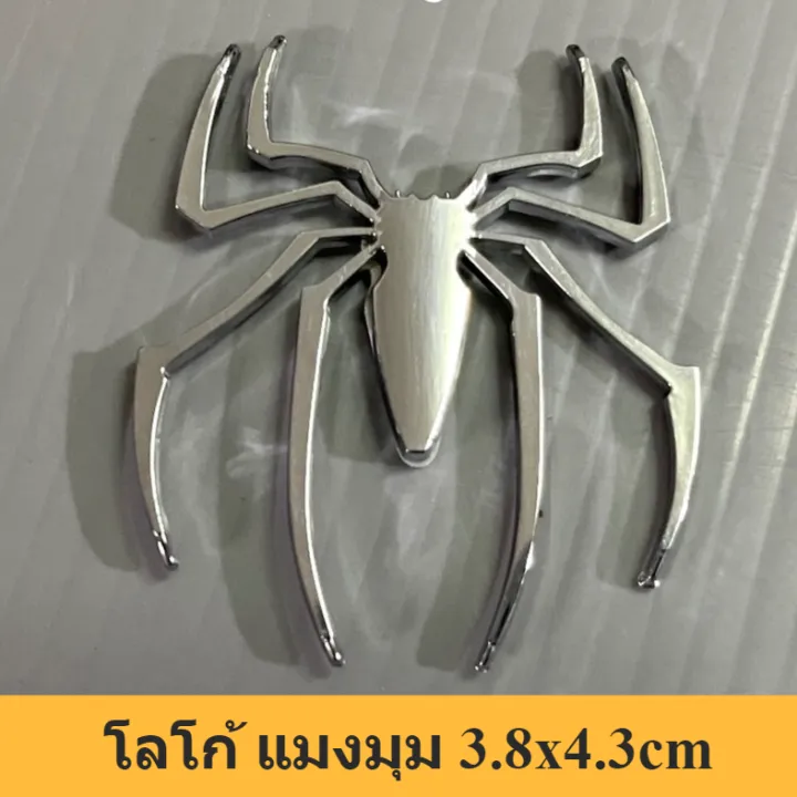 3.8x4.3cm spider logo car mount with double sided adhesive tape ABS ...