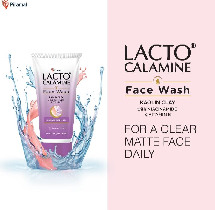 Lacto Calamine Face Wash for Oily Skin – 100ml | With Kaolin Clay ...