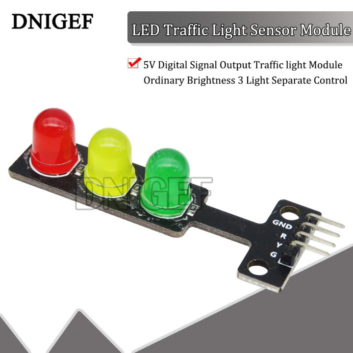 10PCS LED Traffic Light Sensor Module 5V Digital Signal Output Traffic ...