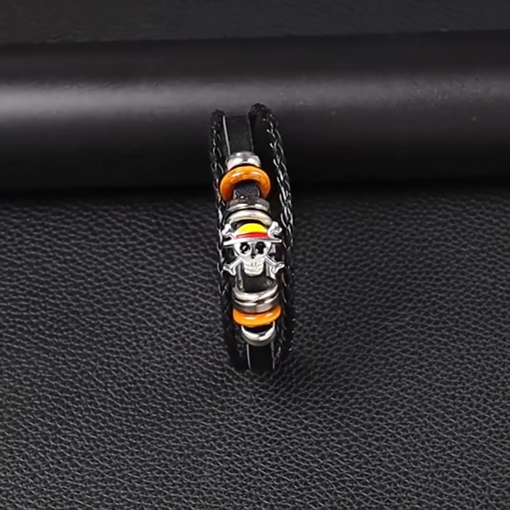 Anime One Piece, Naruto, Attack On Titan Bracelet Multi-layer Buckle ...