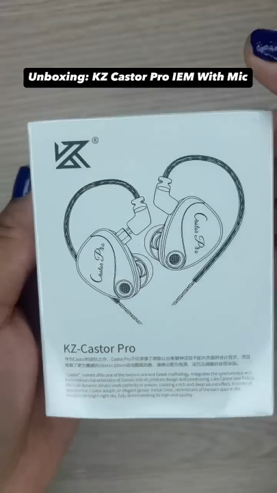 KZ Castor Pro Completely Surpassing Single Dynamic Driver IEM | Daraz ...