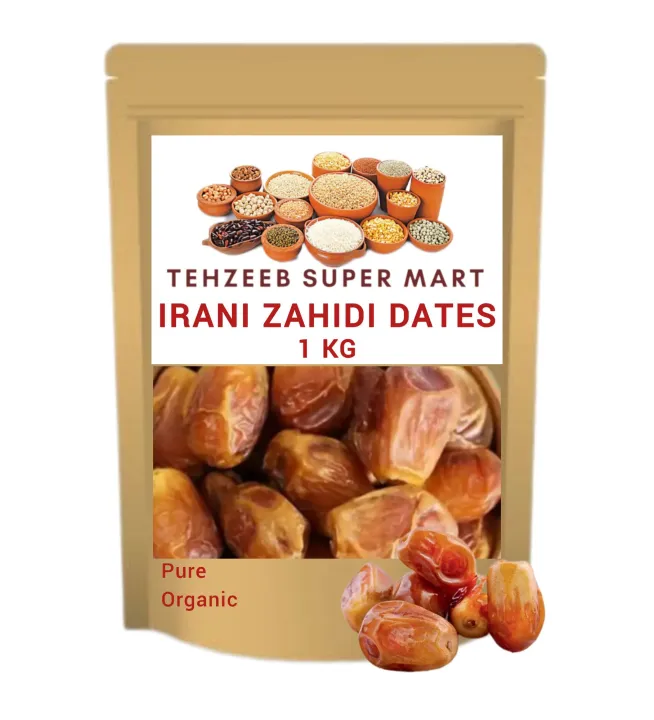 Zahidi Khajoor • Irani Dates • Best Quality | 1kg | Daraz.pk