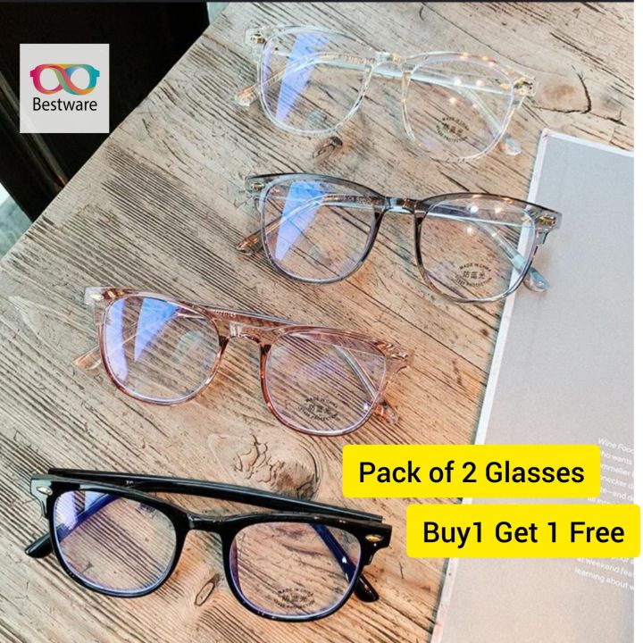 Pack of Two Glasses . Anti Blue light filter glasses. Computer glasses ...