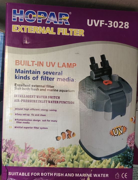 Hopar canister filter/balti filter/external filter 25W motor 7W UVlight ...