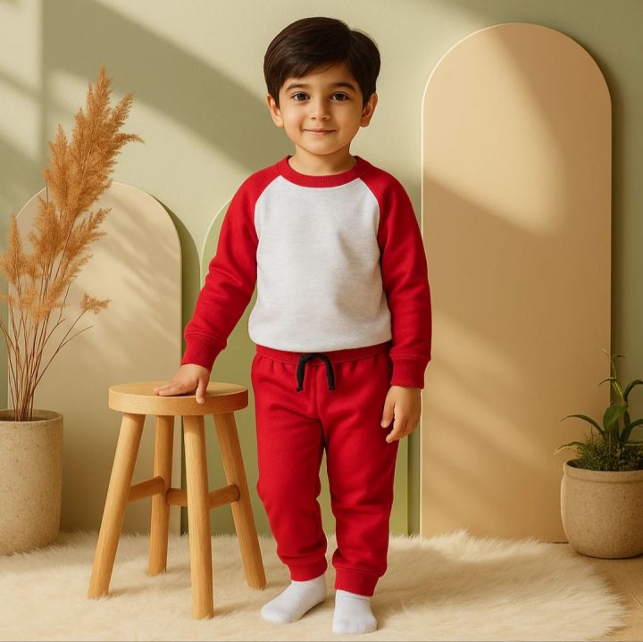 BABY BOY GIRL FLEECE CLOTHING SET KIDS JACKET COAT PANTS SUIT FOR ...