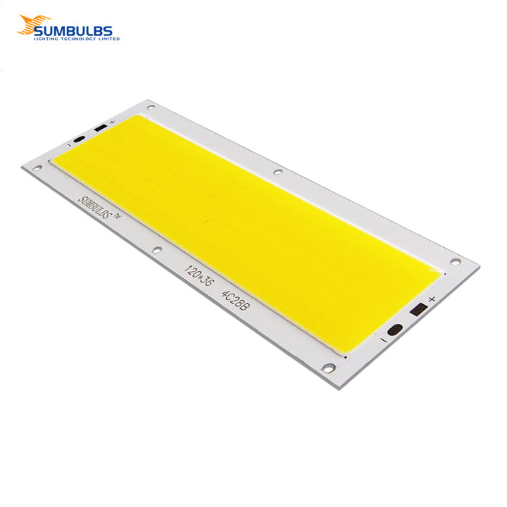 DC 12V LED COB 12W Chip Light Source Strip Bulb Panel - Warm/Natural ...