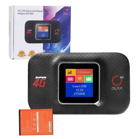 OLAX MF982 4G LTE 300mbps Pocket Router(2 years replacement warranty ...