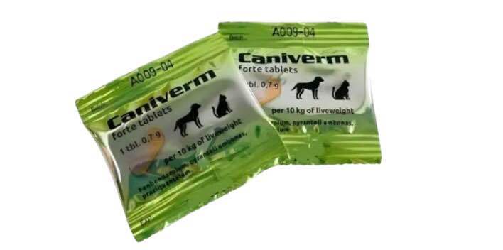 Caniverm Deworming Tablet For Cat And Dog-1 Tablet | Daraz.pk