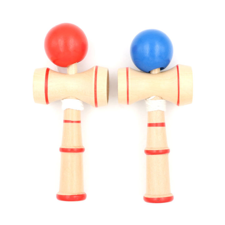 Kid Kendama Ball Japanese Traditional Wood Game Balance Skill ...