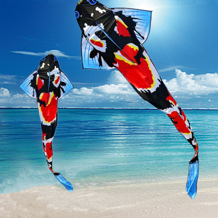 New fish kite flying for children kite string line kite nylon kite for ...