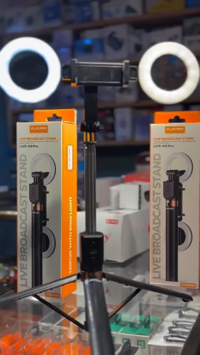 Plokama LIVE-K9 Pro 1700mm Ultra Long Selfie Stick with Tripod Stand ...