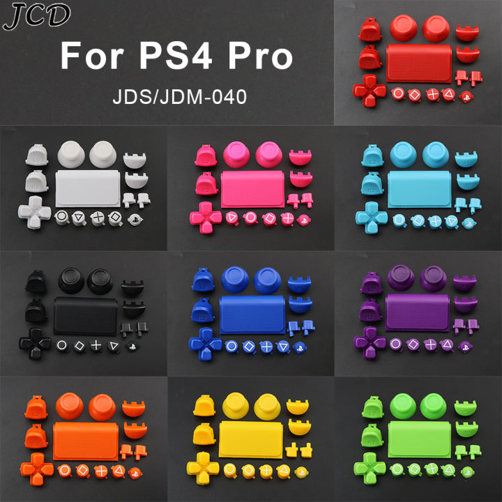 JCD For PS4 Pro Slim JDS-040 JDM-040 Controller Full Set Joysticks ...