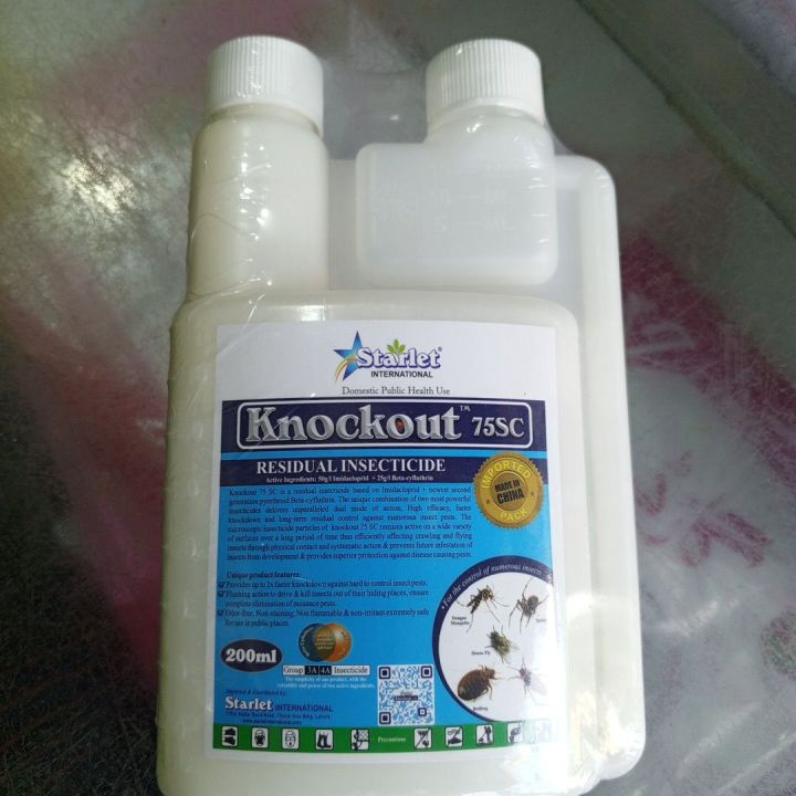 knockout 75SC residual insecticide for home garden pest kitchen also ...