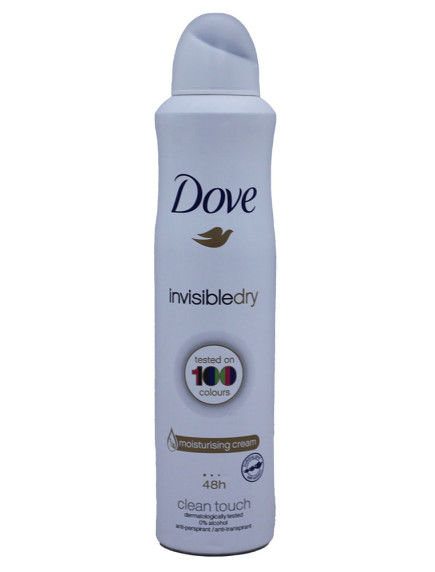 Dove 250 ml Anti-Perspirant Spray - Invisible Dry Clean Touch 0% ...