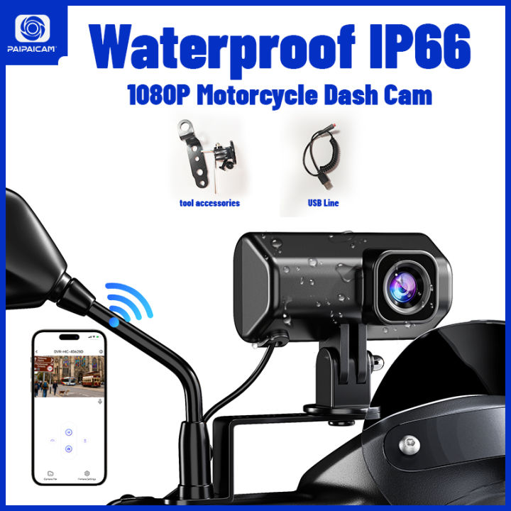 Accesorios Moto 1080P Motorcycle Camera DVR Para IP66 Waterproof Sport ...