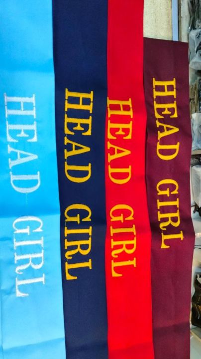 Student Sash Head Girl Head Boy | School & Collage | Daraz.pk