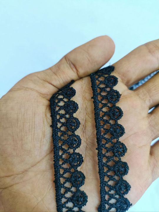 1.2 cm 5 goz Cross Flower Jori Crochet Lace Trims Dress Embroidery ...