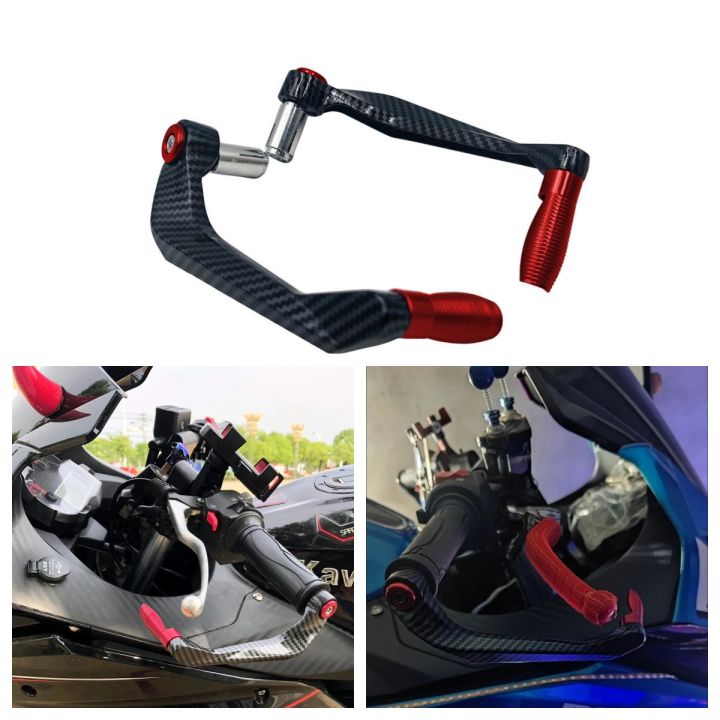 Motorcycle CNC Aluminum Handlebar Brake & Clutch Lever Handguard Shield ...