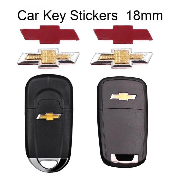 New 14mm Fob Car Logo Sticker for Car Remote Control Key For Chevrolet ...