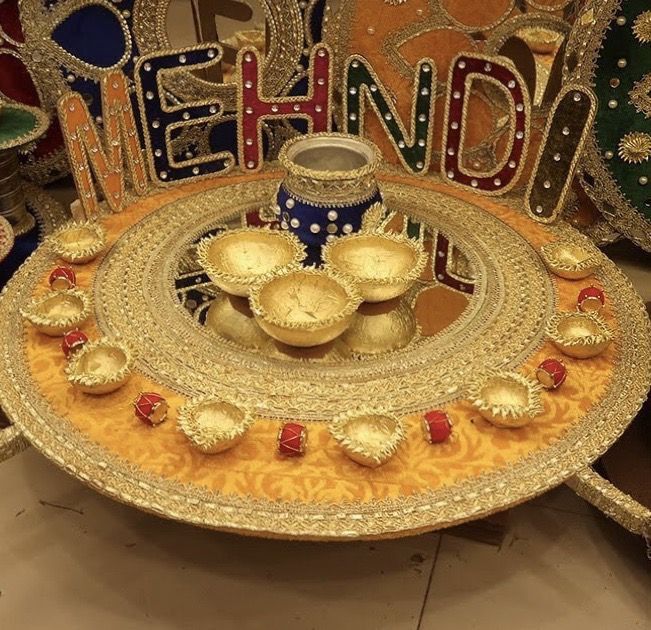 Customize Mehndi Tray For Mayon | Mehandi | Wedding Decor | Daraz.pk