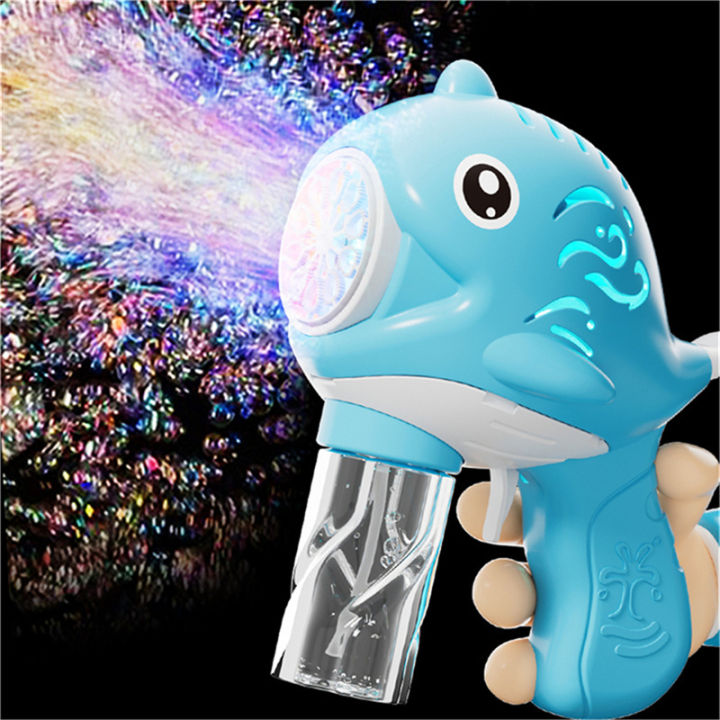 10 Hole Whale Bubble Gun Handheld One Button Bubble Ejection Electric ...
