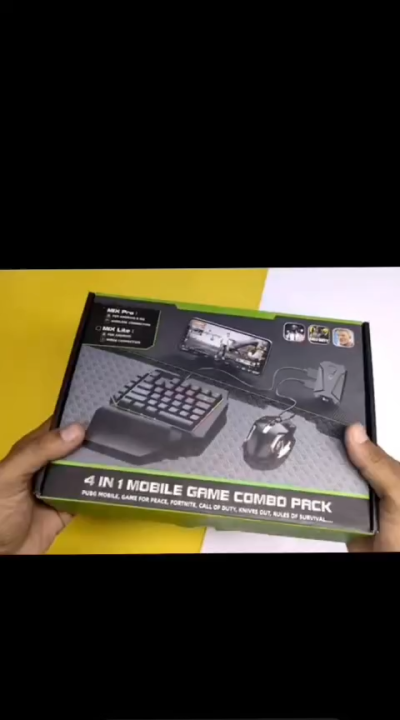 Ultimate 4-in-1 Mobile Game Combo Pack - Gaming Set with MIX Pro, PUBG ...