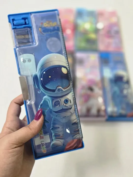 Magnetic Geometry Box with Light – Fun, Beautiful Design Pencil Case ...