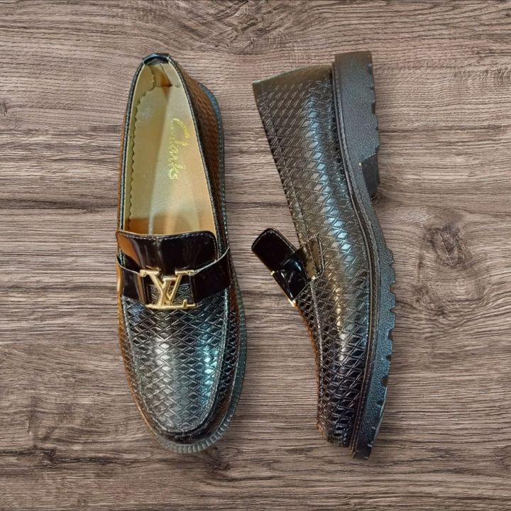 SoleCraft Patent Material Shoes with PVC Soles comfortable and soft ...