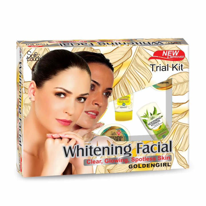 Soft Touch Whitening Facial Trial Kit – Complete Skin Brightening, Glow ...