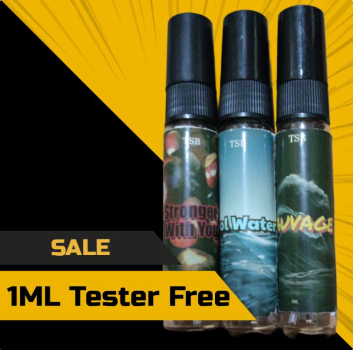 Pack of 3 Perfume Testers of 5ML each (Impressions of Stronger with You ...