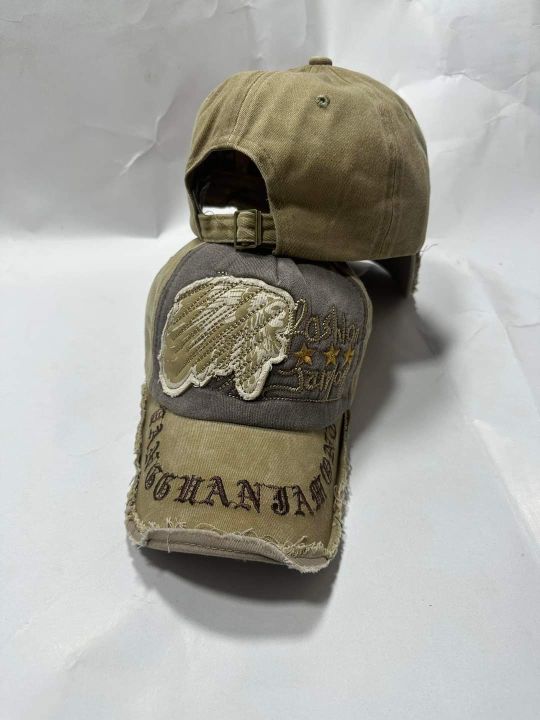 Light Brown Premium Embroidary Denim Logo &Curved Visor Cap | Daraz.com.bd