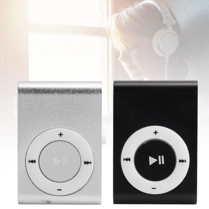 MP3 Portable Digital Music Media Player MiniMP3 BackClip Player with ...