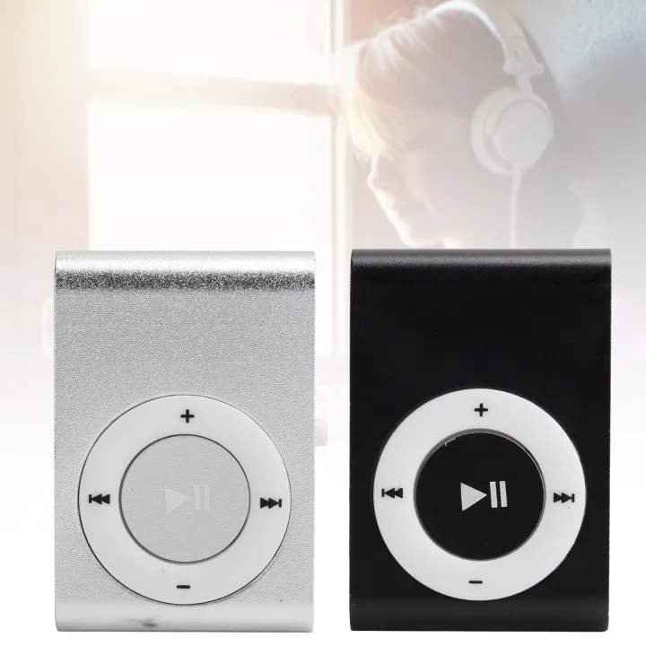 MP3 Portable Digital Music Media Player MiniMP3 BackClip Player with ...