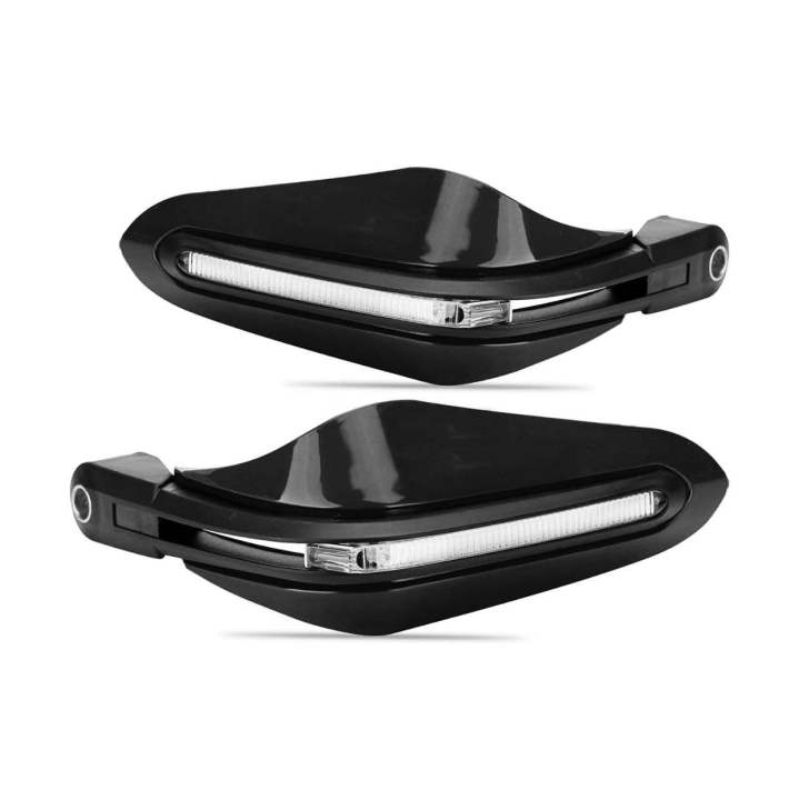 Universal Motorcycle Hand Guard with LED Indicator Light and Wind ...